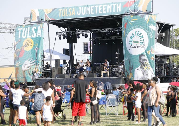 'Supporting the truth is monumental': Tulsans celebrate unity, freedom ...