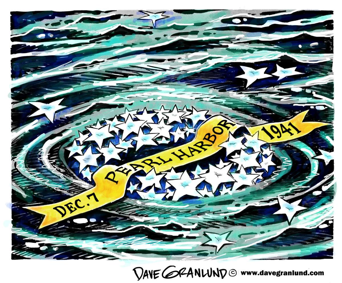 Cartoon: Pearl Harbor memorial