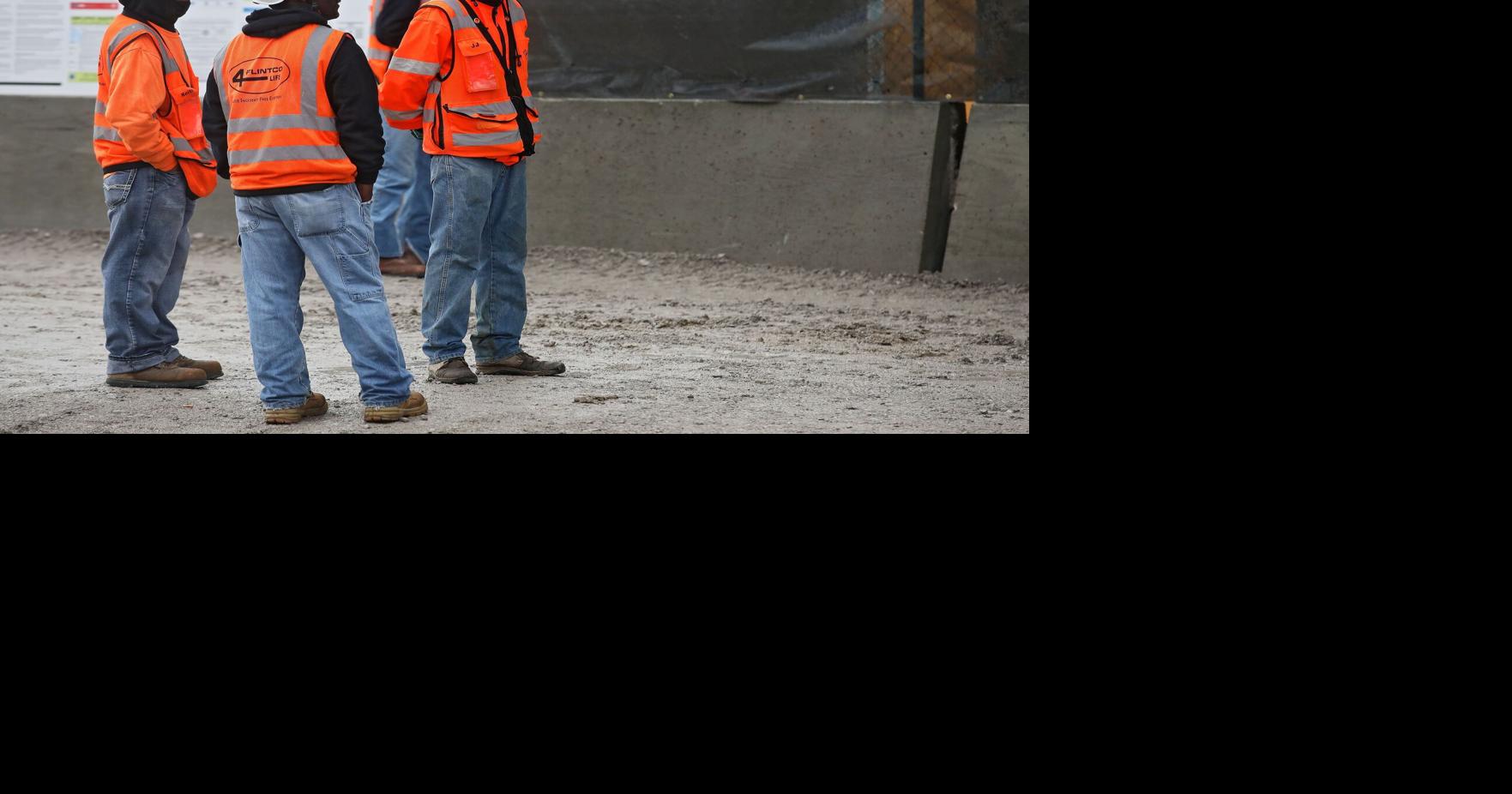 Construction Workers Standing Around