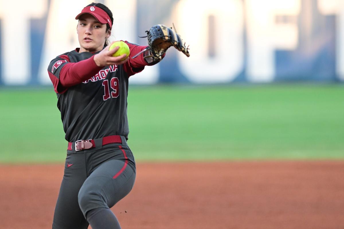 From the circle in OKC, Sooners right-hander Nicole May shows again she ...