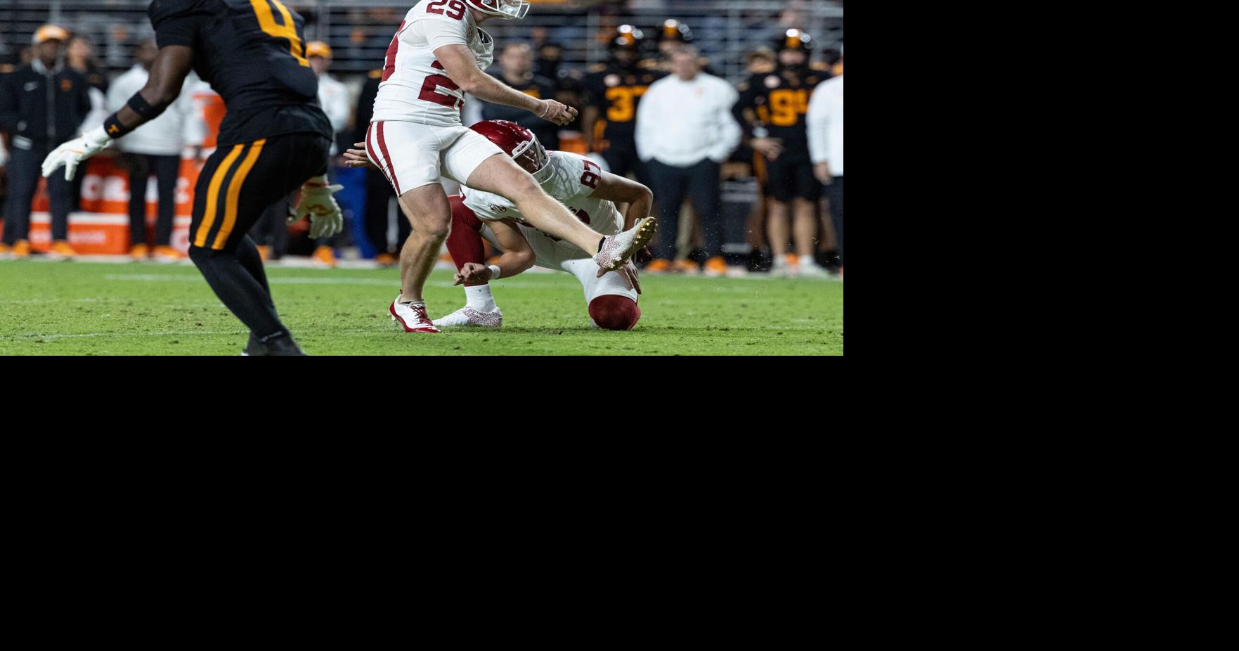 OU football kicker Tate Sandell becomes legend vs. Tennessee