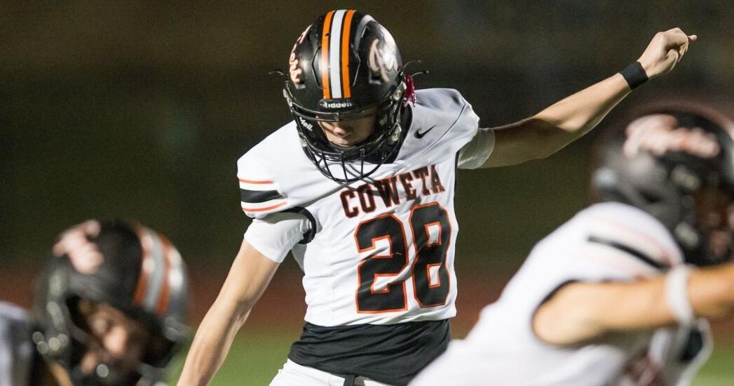 Landon Stephens kicks undefeated Coweta past McAlester