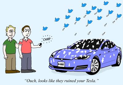 Cartoon: Twitter rain