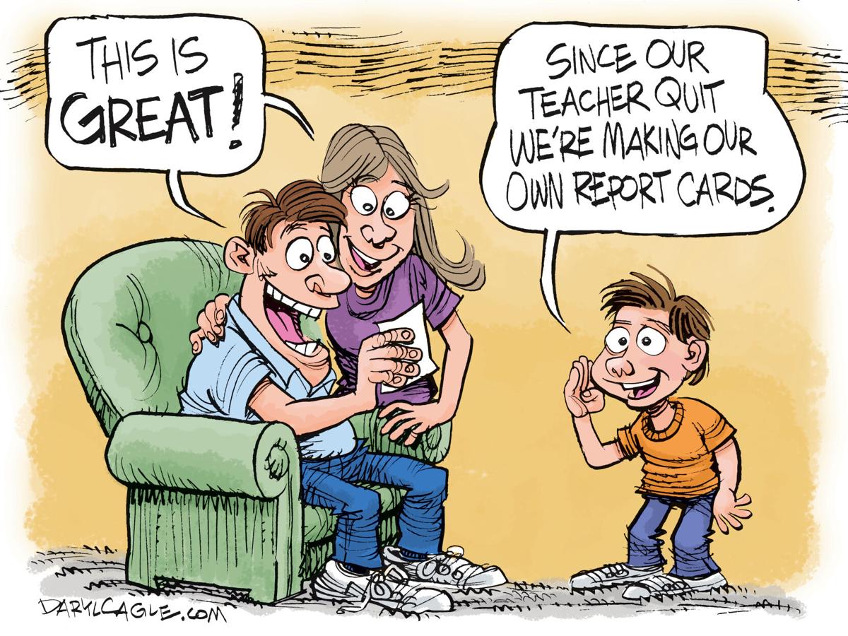 Cartoon: Our Teacher Quit
