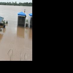 Water has entered the River Spirit pool deck and the resort swimming pool