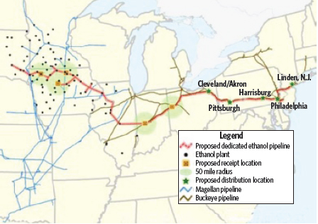 Magellan upbeat on ethanol line plan