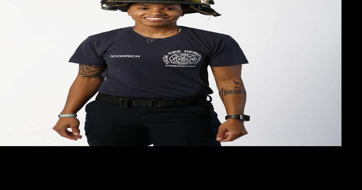 Angel Goodrich: As a firefighter she has 'best job in the world'