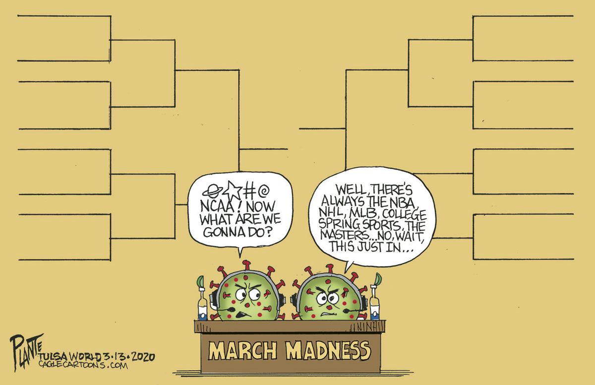 Bruce Plante cartoon: March Madness and ...