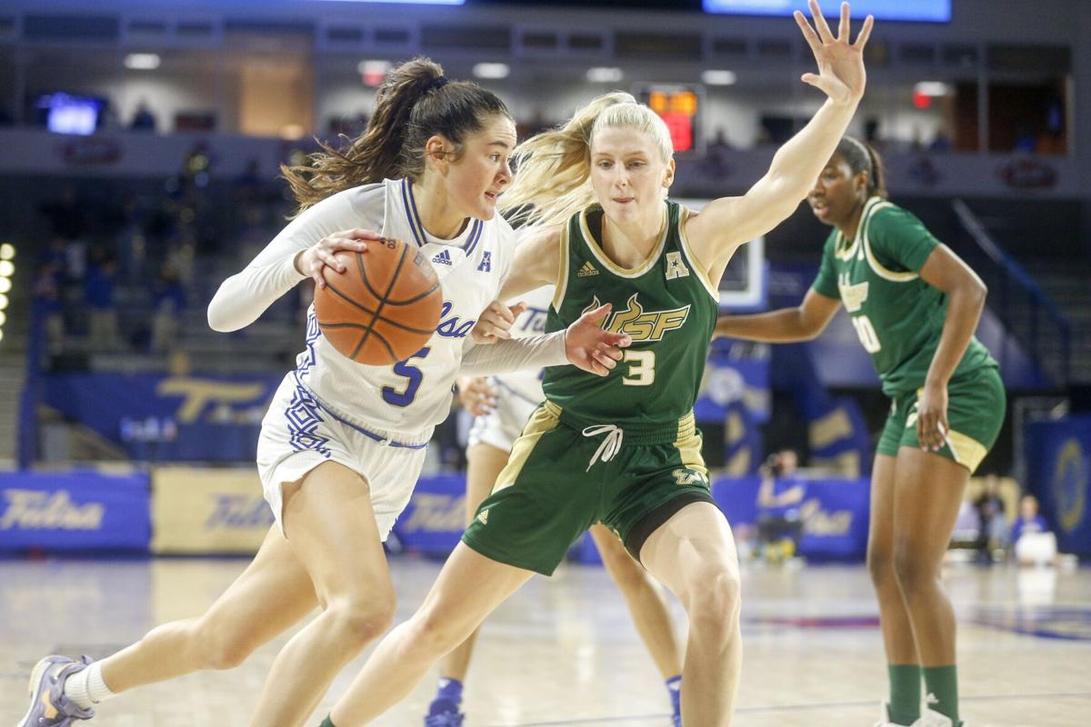 Tulsa women return home after winning at Florida Atlantic