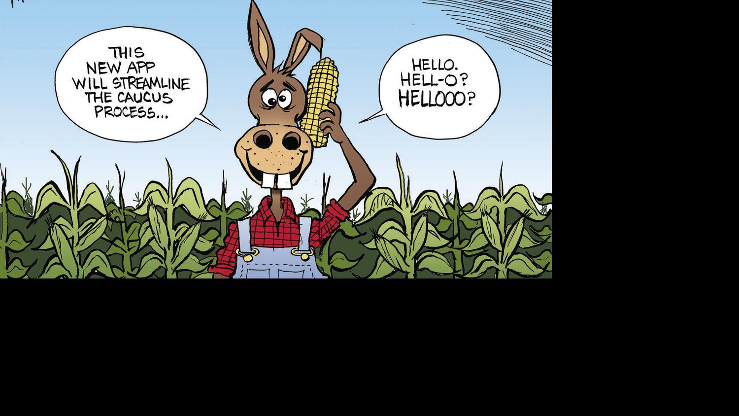 Bruce Plante Cartoon: Iowa Caucus Debacle | Columnists | tulsaworld.com