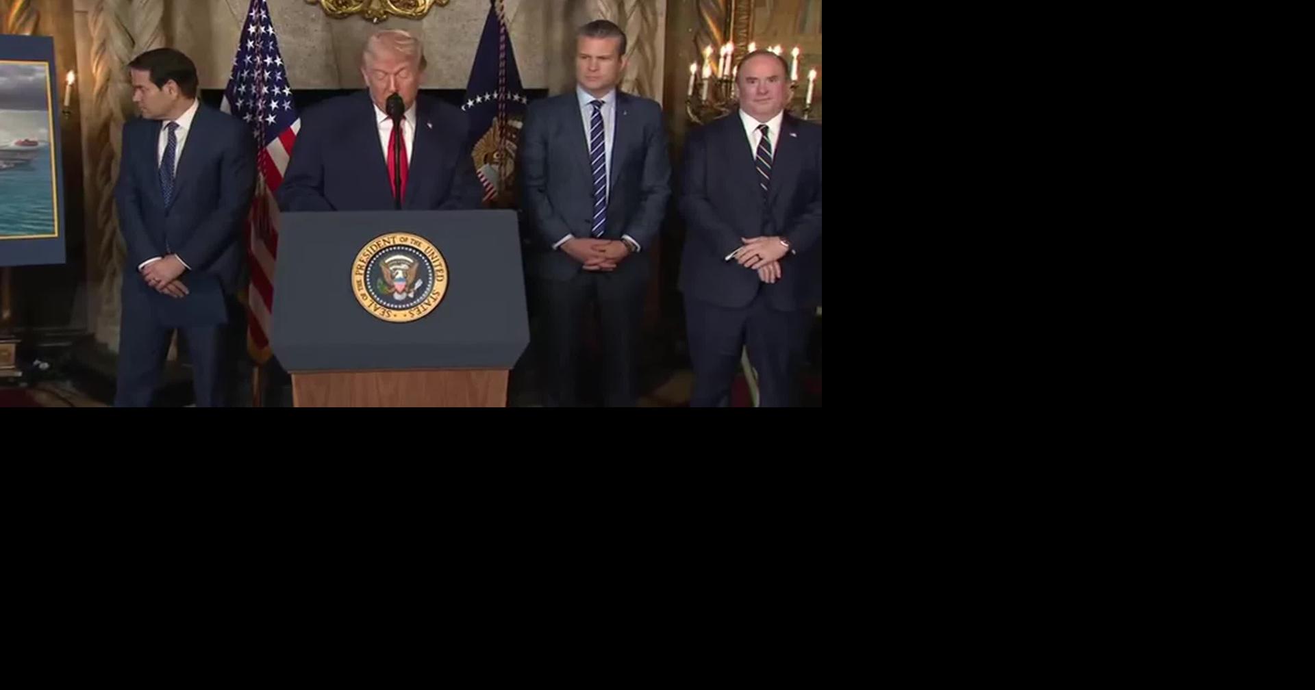 RAW: FILE: TRUMP ISSUES FIRST VETOES OF SECOND TERM