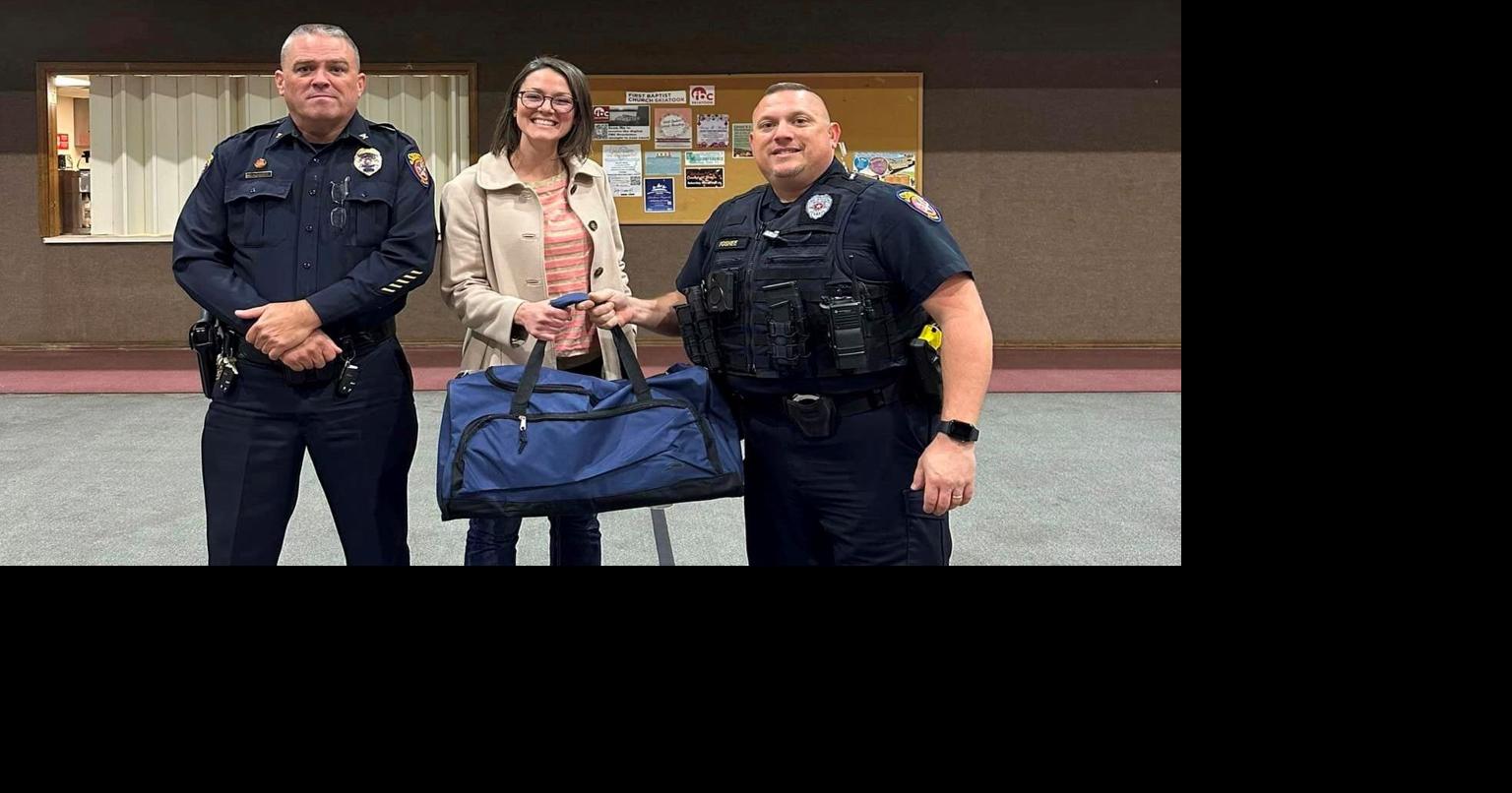 Skiatook First Baptist donates several items to Skiatook Police Dept ...