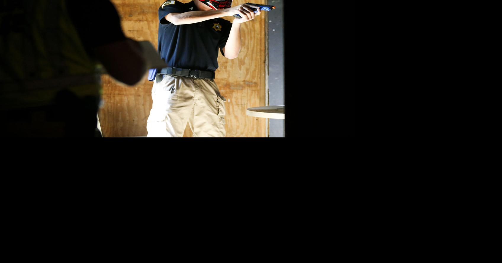 Police explorers learn what it takes to wear the badge