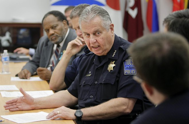 Tulsa Police Chief Chuck Jordan gives report on gang violence to city ...