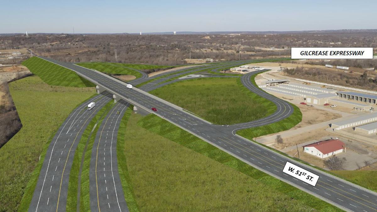 Officials break ground on west leg of Gilcrease Expressway | Local ...