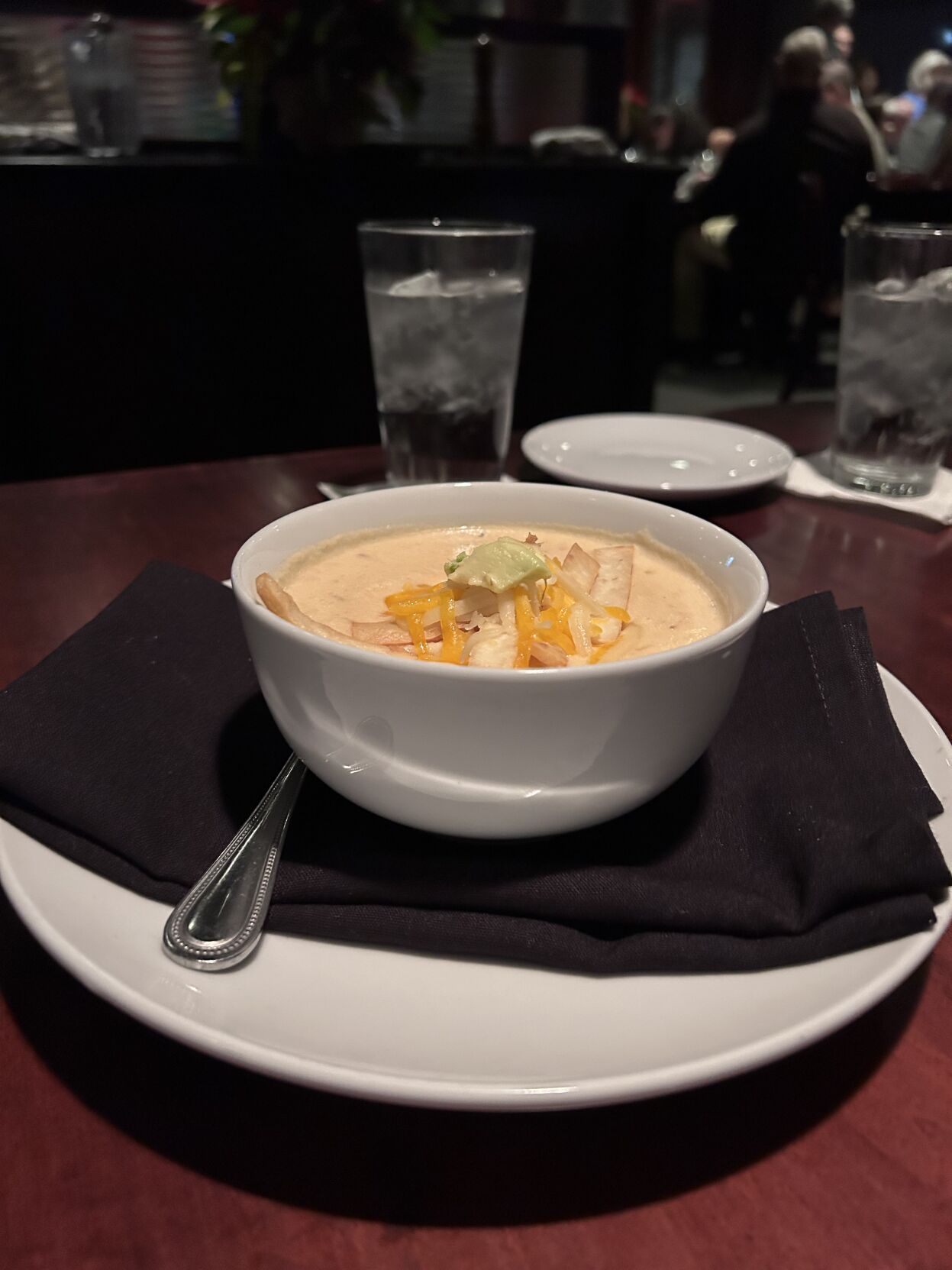 Full Moon Cafe's tortilla soup can be found at McGill's