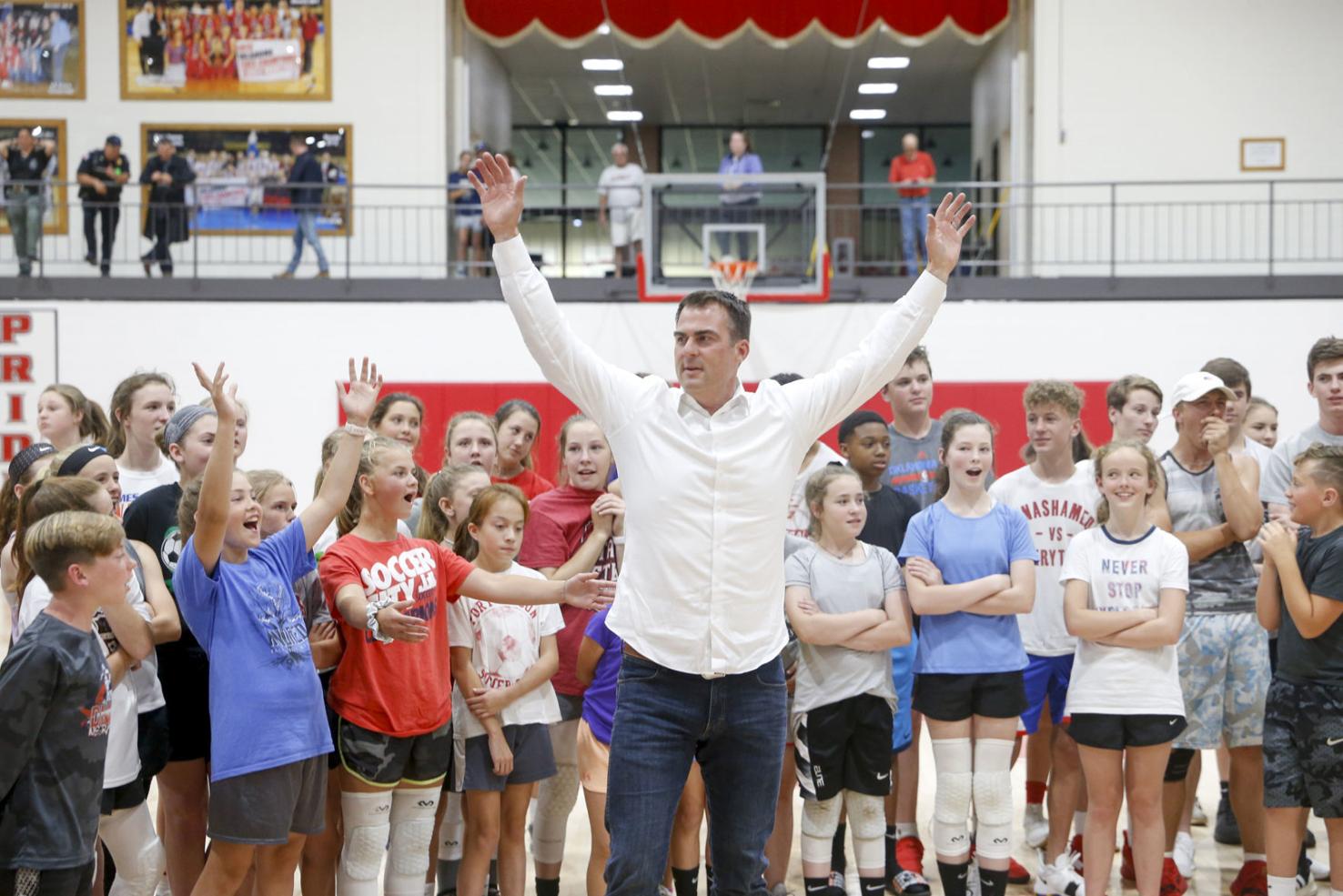 Gov. Kevin Stitt gives himself an 'A' for first year