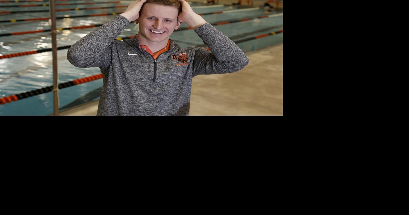 'Bettering my character': Big-haired BTW swimmer to go bald with $5,000 ...