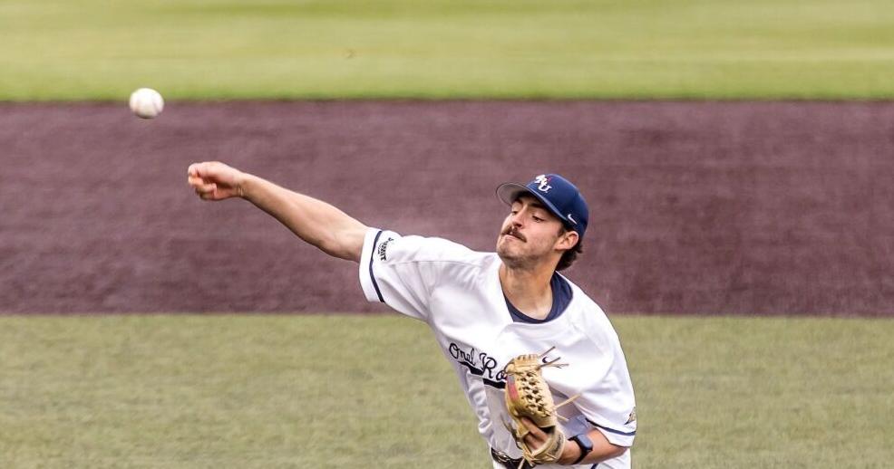 Jakob Hall's pitching gem a bright spot in ORU's weekend series