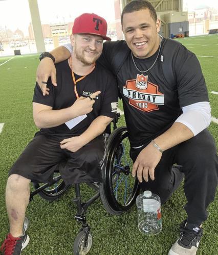OSU Pro Day: Military veteran inspires James Castleman during training