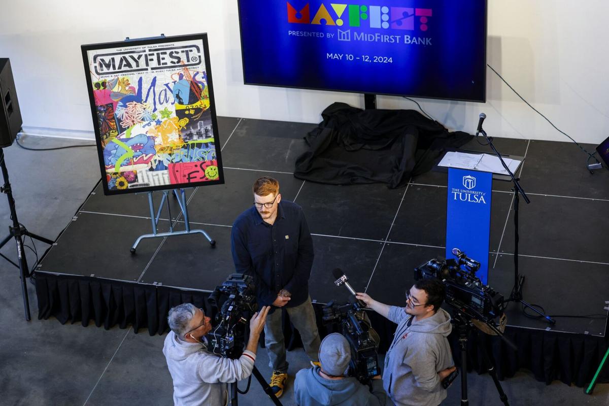 2024 Mayfest poster by Tulsa artist Aaron Whisner unveiled