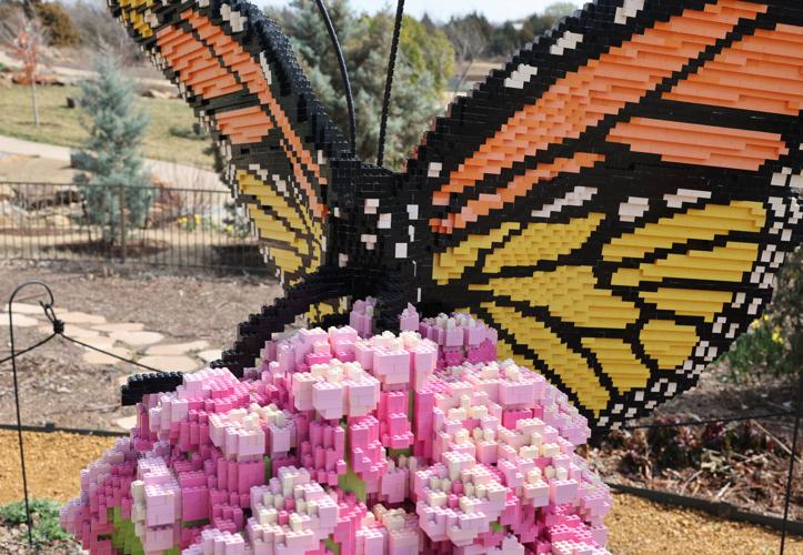 LEGO creations blend into nature at Tulsa Botanic Garden
