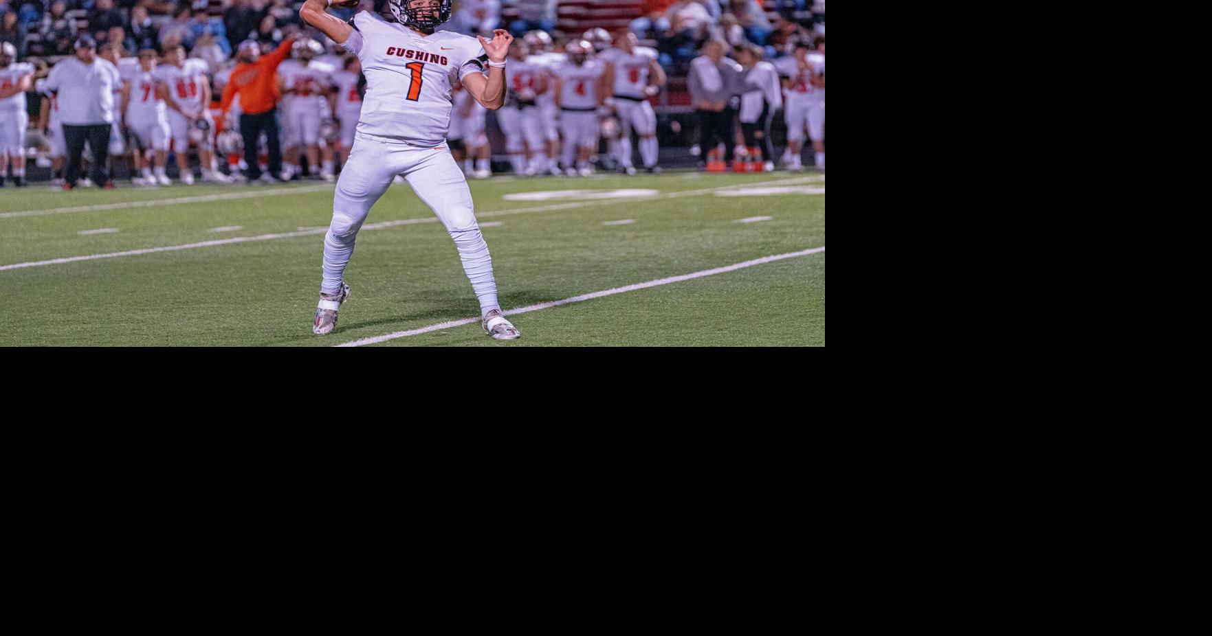 Blaze Berlowitz leads Class 4A No. 1 Cushing to 75-0 win over Skiatook