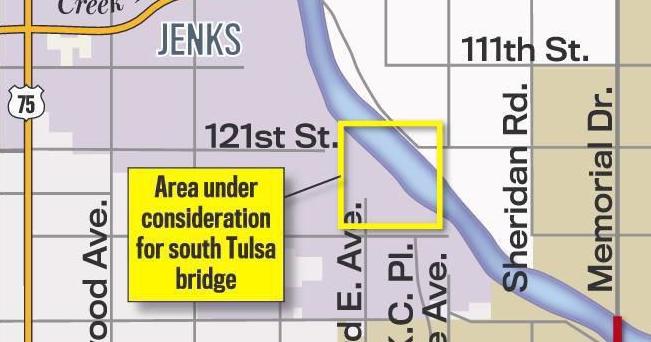 Planned south Tulsa bridge feasibility project on hold due to flooding ...