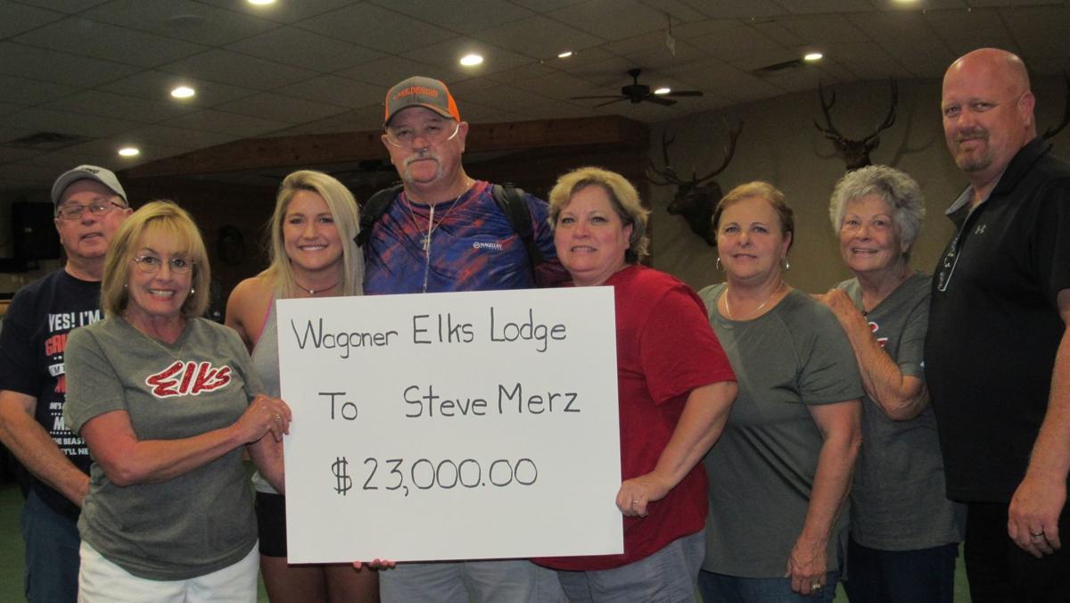 Wagoner Elks fundraiser gives $23,000 for Merz family