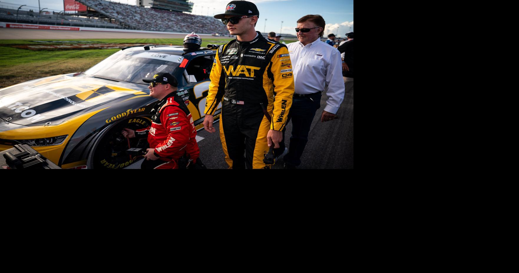 NASCAR O'Reilly Auto Parts Series driver Jesse Love prepares for the ...