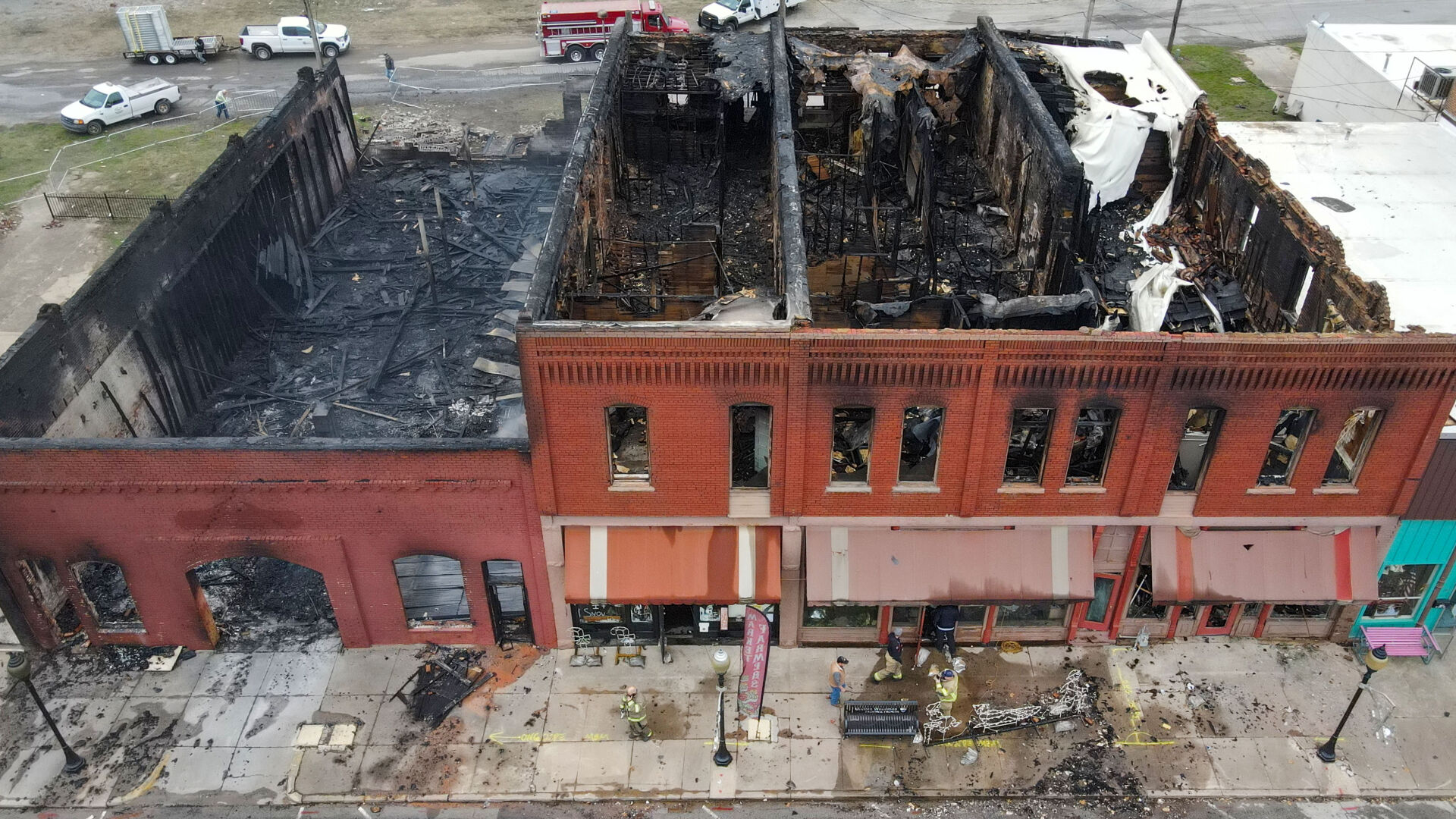 Fire in downtown Wagoner destroys two buildings Dec. 30