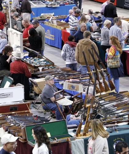Gun sales slide at firearms exhibition