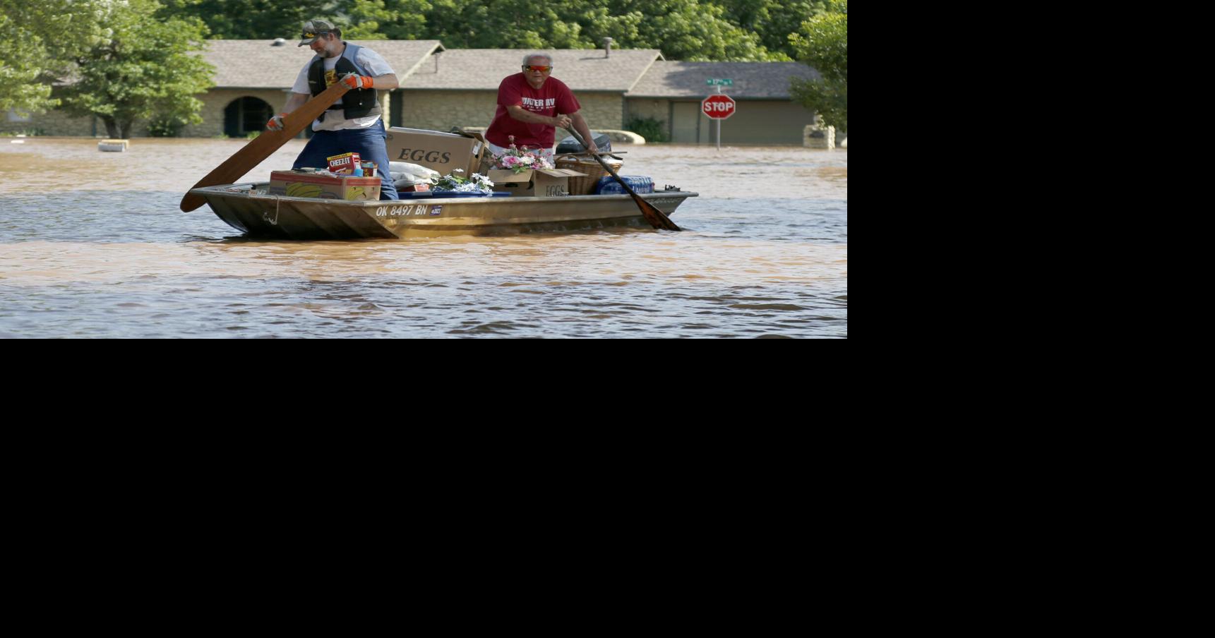 2019 flood west of Tulsa: Photos then and now, side by side