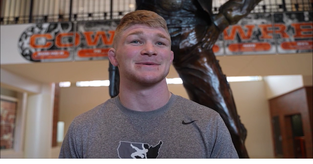 Oklahoma State wrestler Dustin Plott on Iowa dual memories; Gallagher ...
