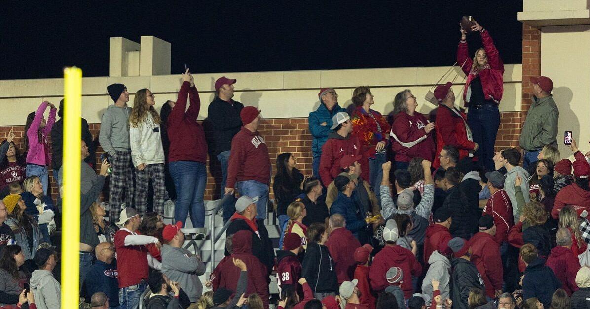 Meet the OU fan who added a new twist to tradition of tossing opponent ...