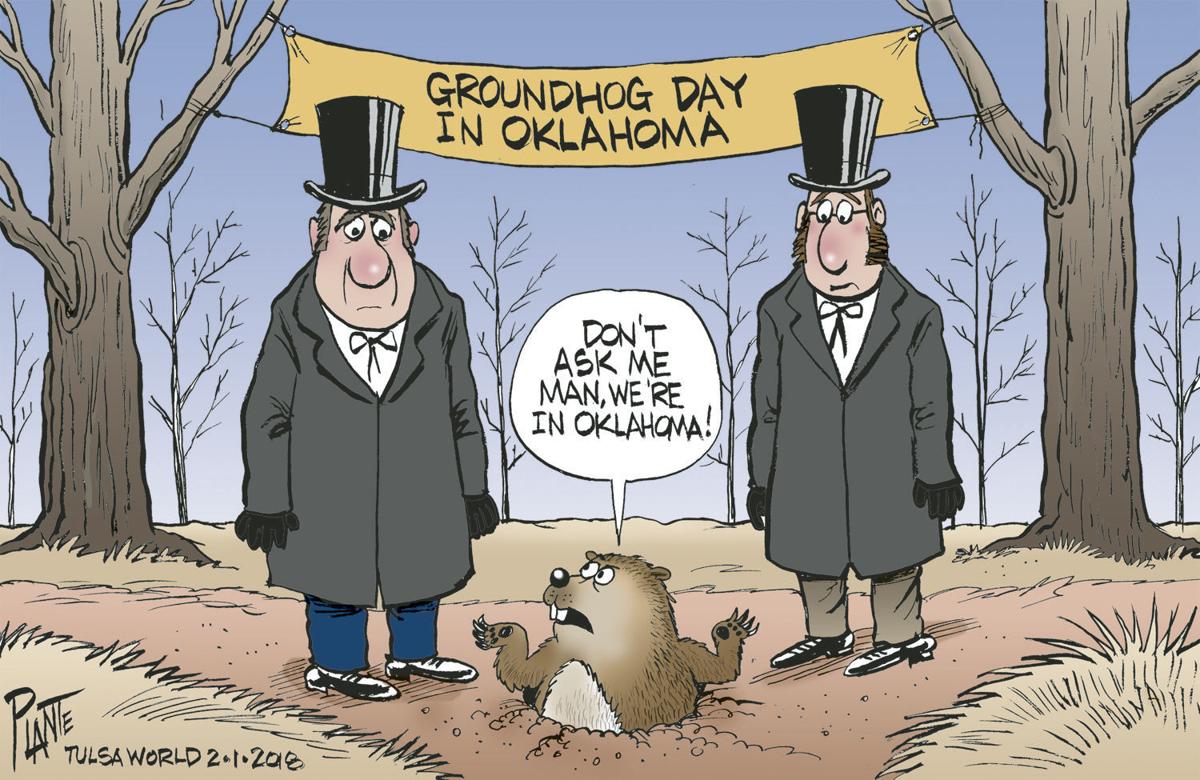 Bruce Plante Cartoon: Groundhog Day