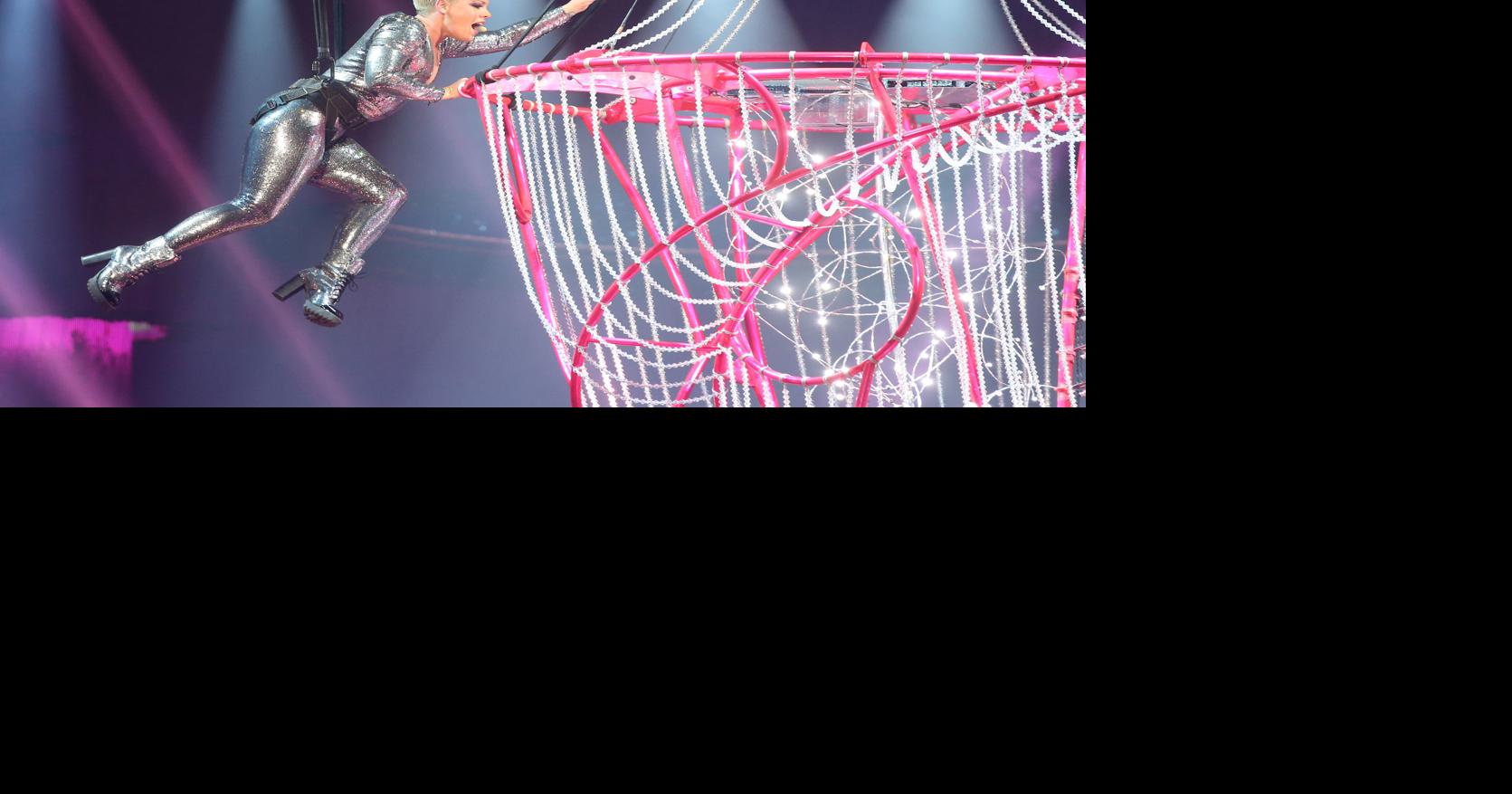 Part vocalist and part daredevil, Pink treats sold-out BOK Center crowd ...