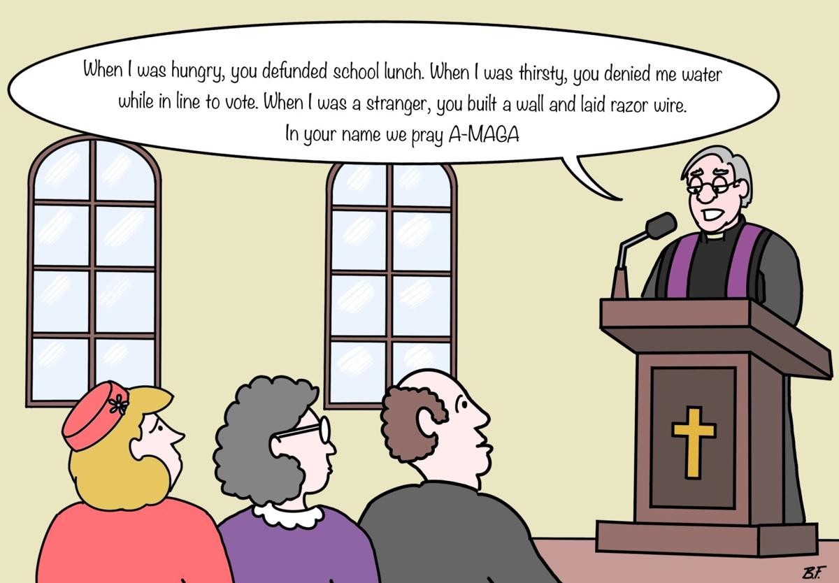 Cartoon: A-MAGA Church