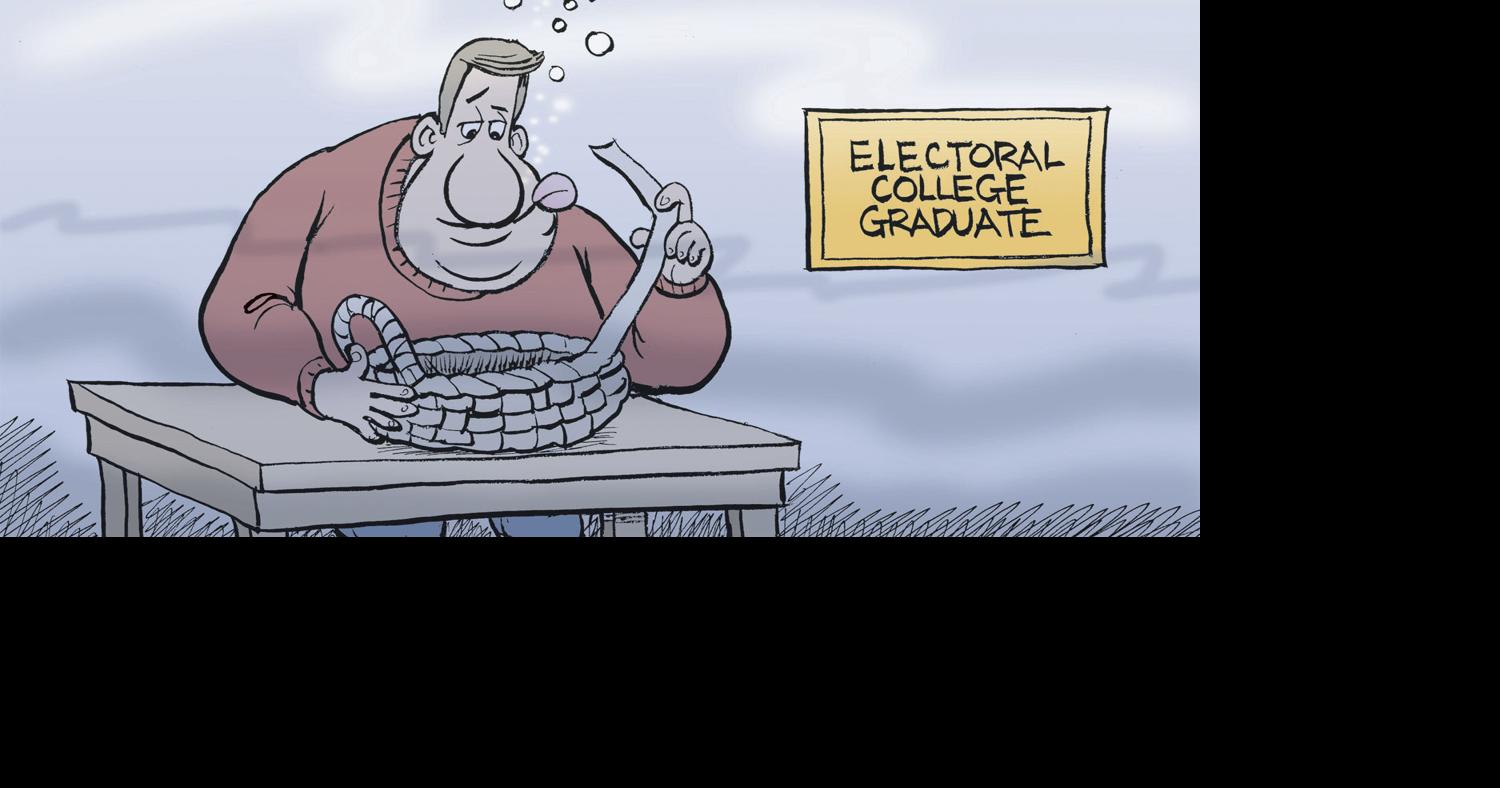 Bruce Plante Cartoon: Electoral College Graduate
