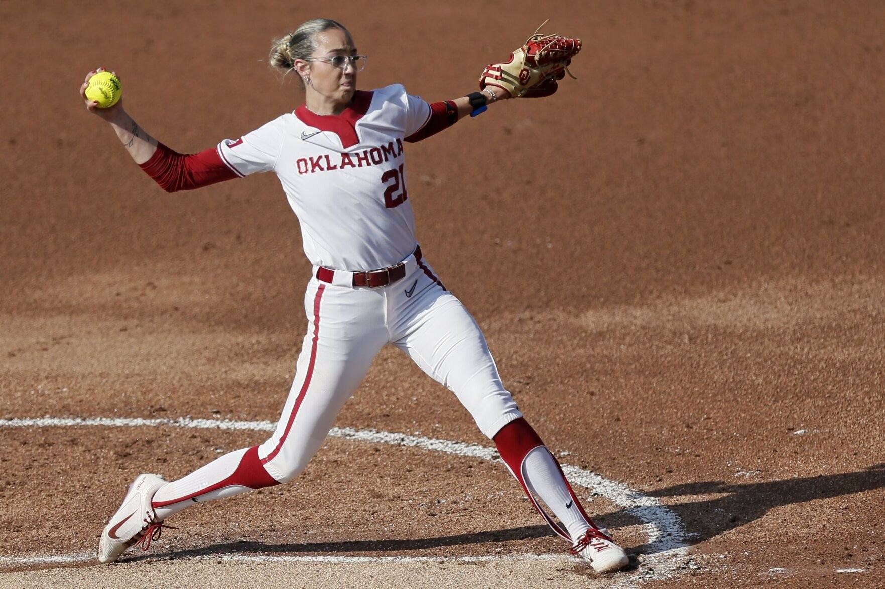 OU softball pitcher Sam Landry receives AUSL Golden Ticket