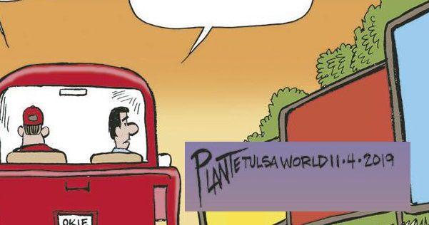 Bruce Plante cartoon: Irony in Oklahoma's mass prison commutation