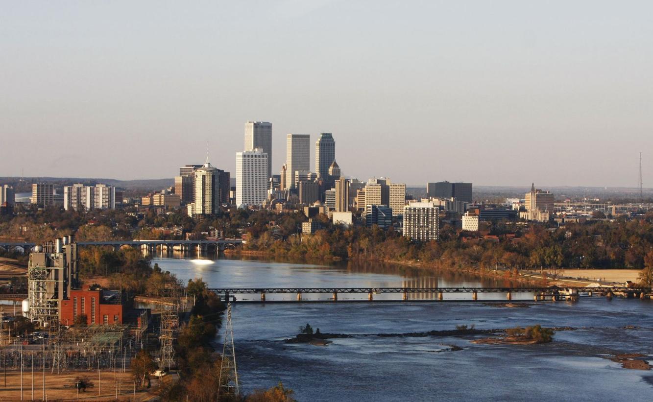 History of Tulsa pedestrian bridge over Arkansas River