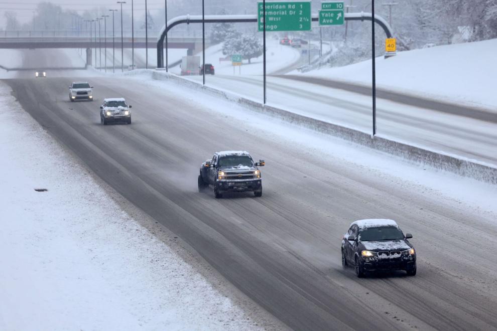 24-hour snowfall totals in Tulsa area for Jan. 9-10, 2025