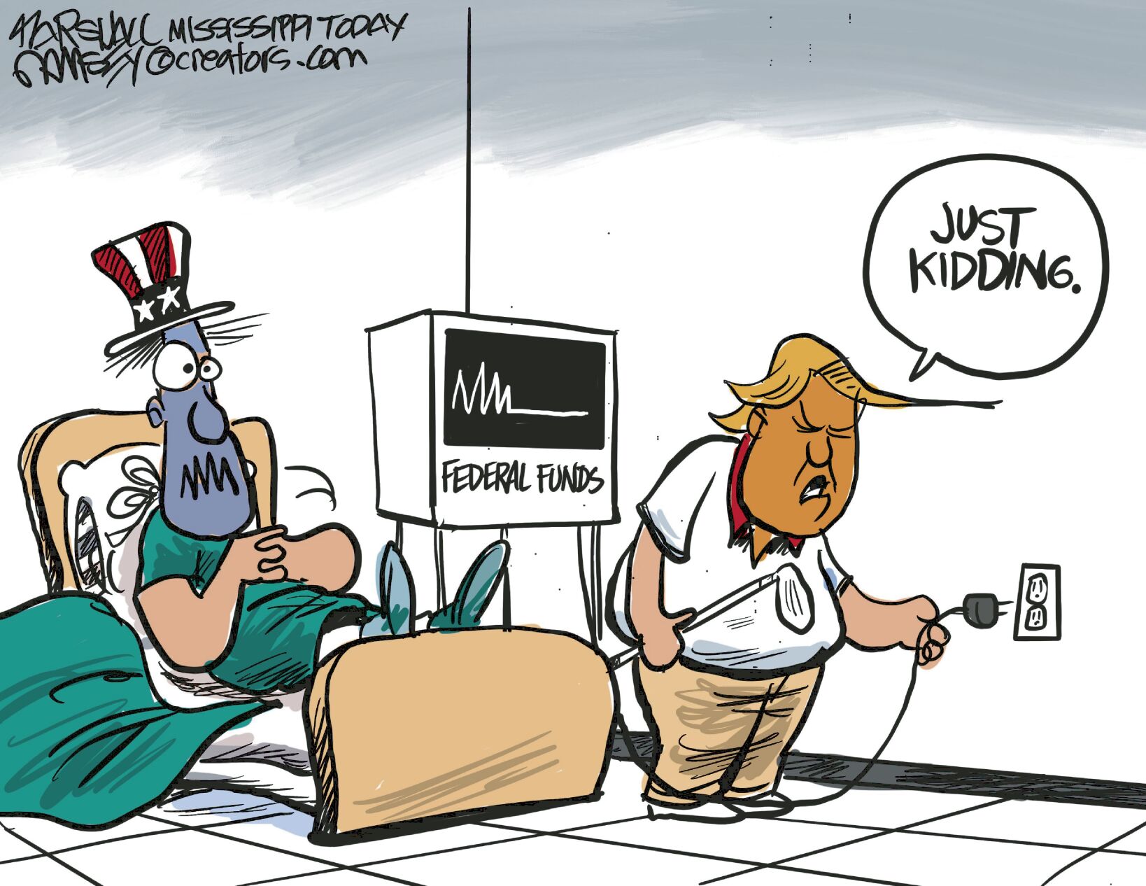 Cartoon: Federal Scare