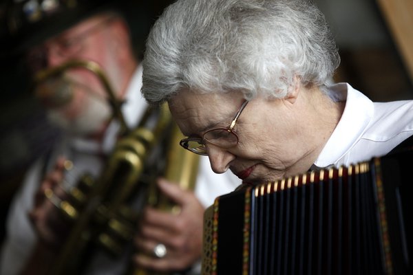 Carl and Shirlee Stoops are playing their last Oktoberfest