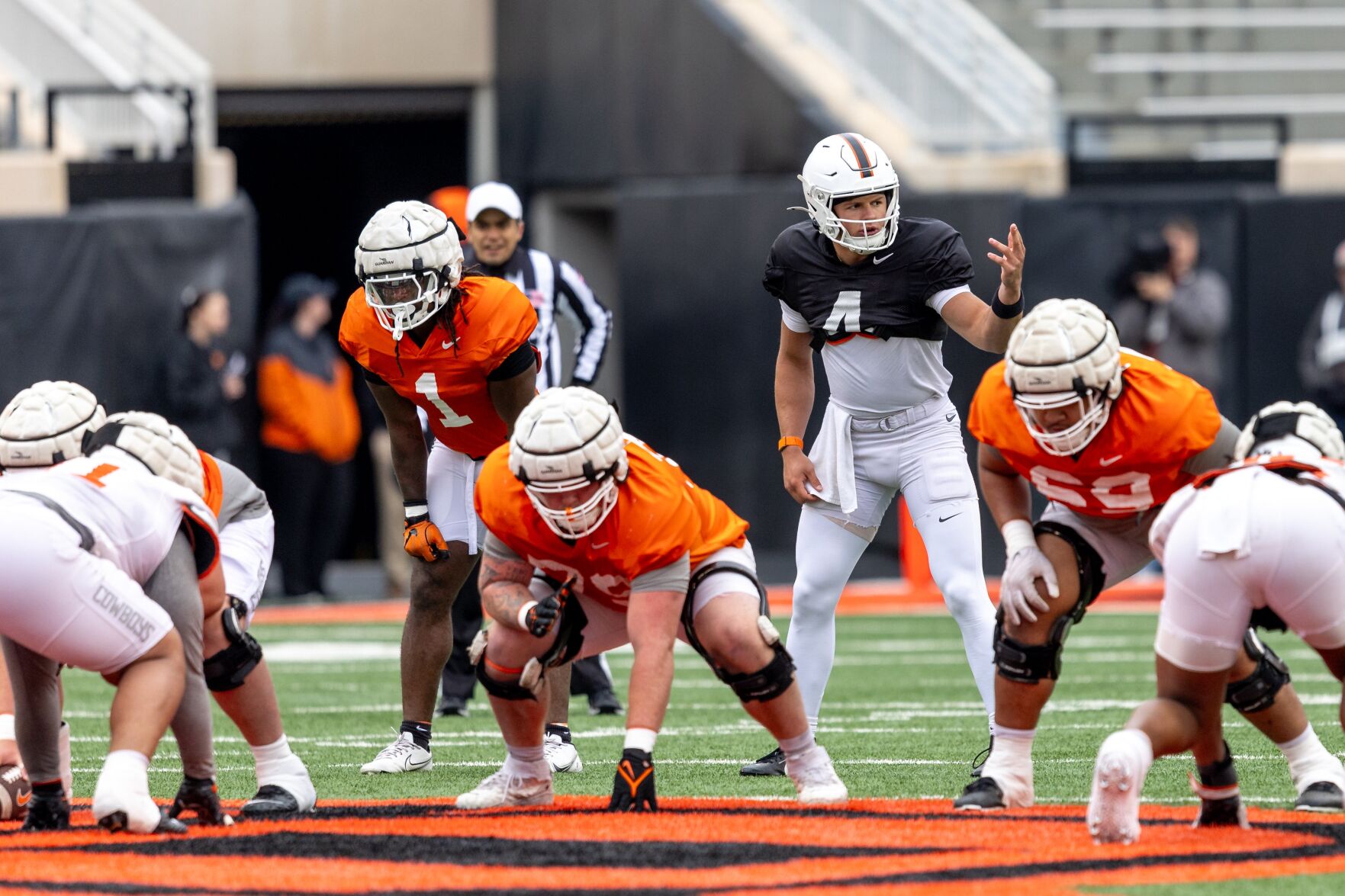 OSU's quarterback experience compared to other Big 12 teams