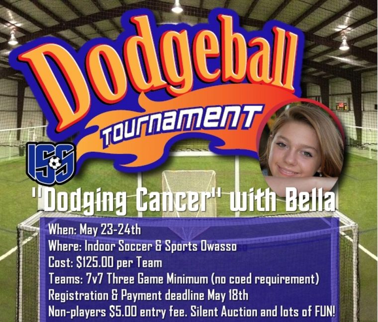 Dodgeball tournament to benefit teen with cancer