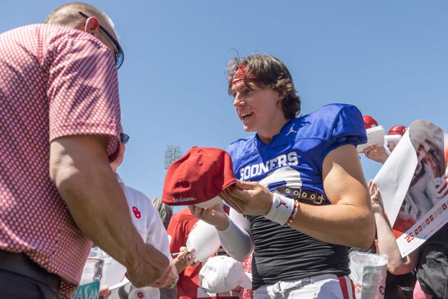 Looking back at John Mateer's first spring as OU quarterback