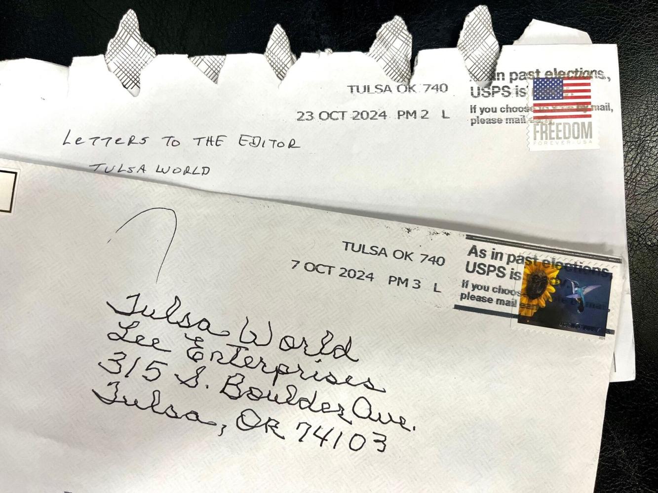 The Tulsa World encourages letters to the editor