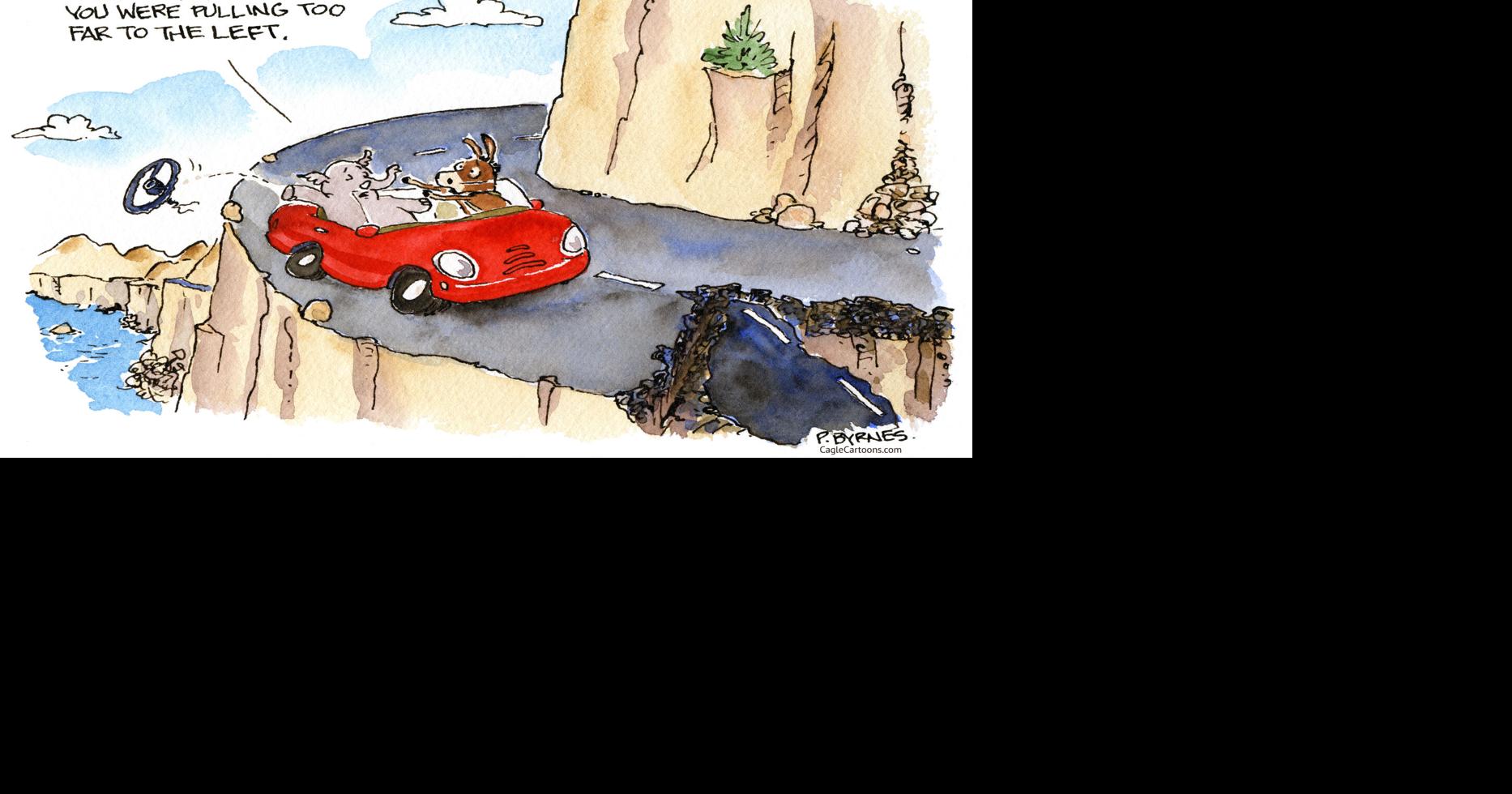 Cartoon: Pulling To The Left